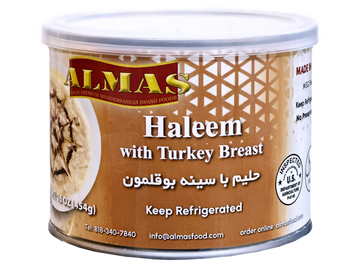 🟦 Persian Oatmeal With Turkey Breast (Halim) (Wheat Soup) Haleem In Ca ...
