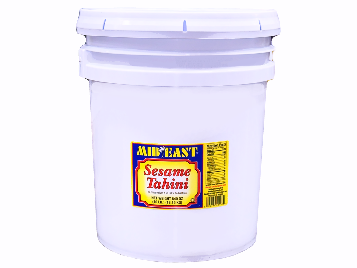 Sesame Tahini In Pail (40 Lb.) - 100% Ground Sesame (Ardeh) – Kalamala