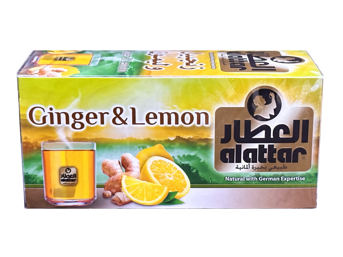 Ginger And Lemon Mix Teabags - Mixed Herbal Tea (Damnoosh e Zanjabil V ...