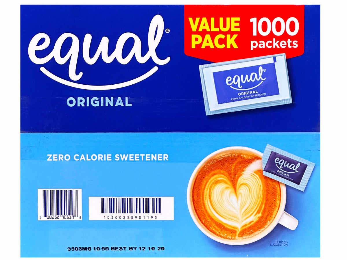 Equal Zero Calorie Sweetener 1 Gr (1000 Packs) – Kalamala