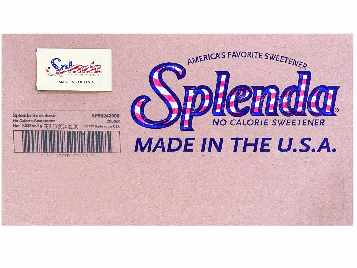 Splenda No Calorie Sweetener Packet 1 Gram (2000 Packs) – Kalamala