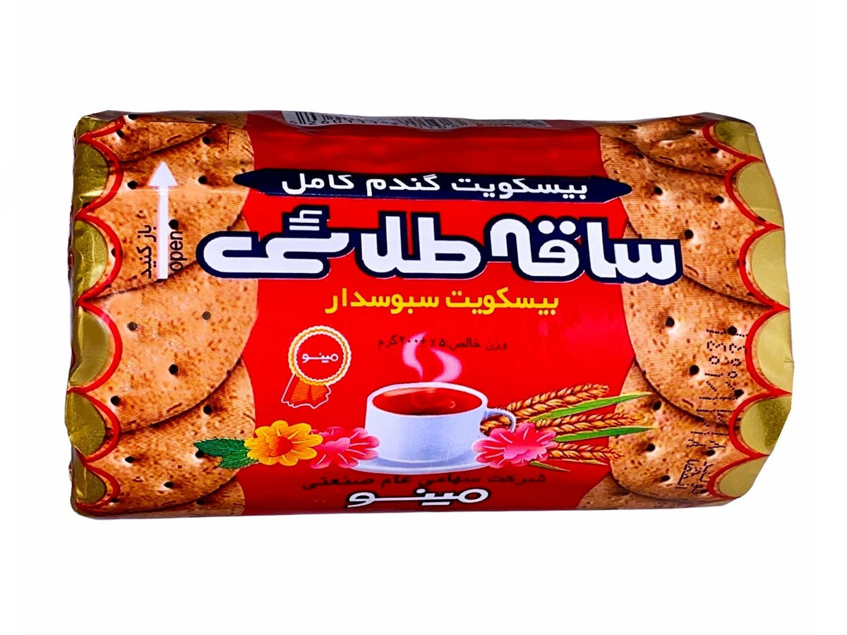 Sweet Meal Whole-Wheat Digestive Biscuit (Saagheh Talaee) – Kalamala