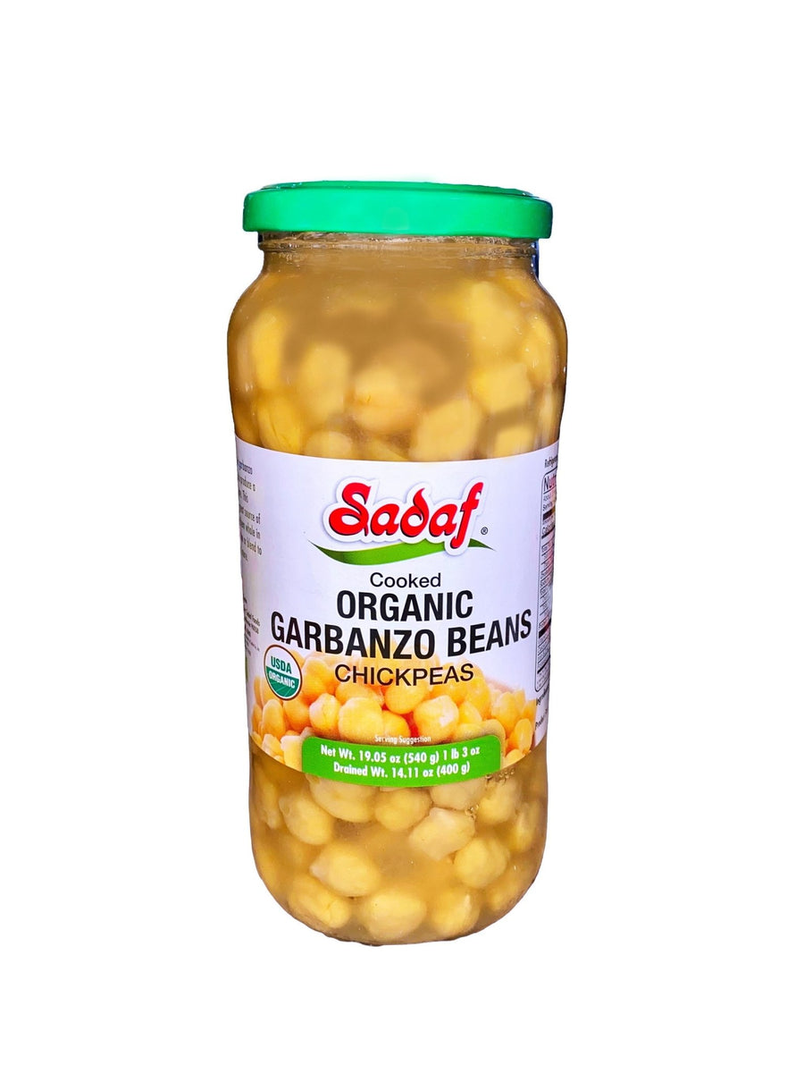 Cooked Organic Garbanzo Beans - Organic, Jar (Chickpeas) – Kalamala