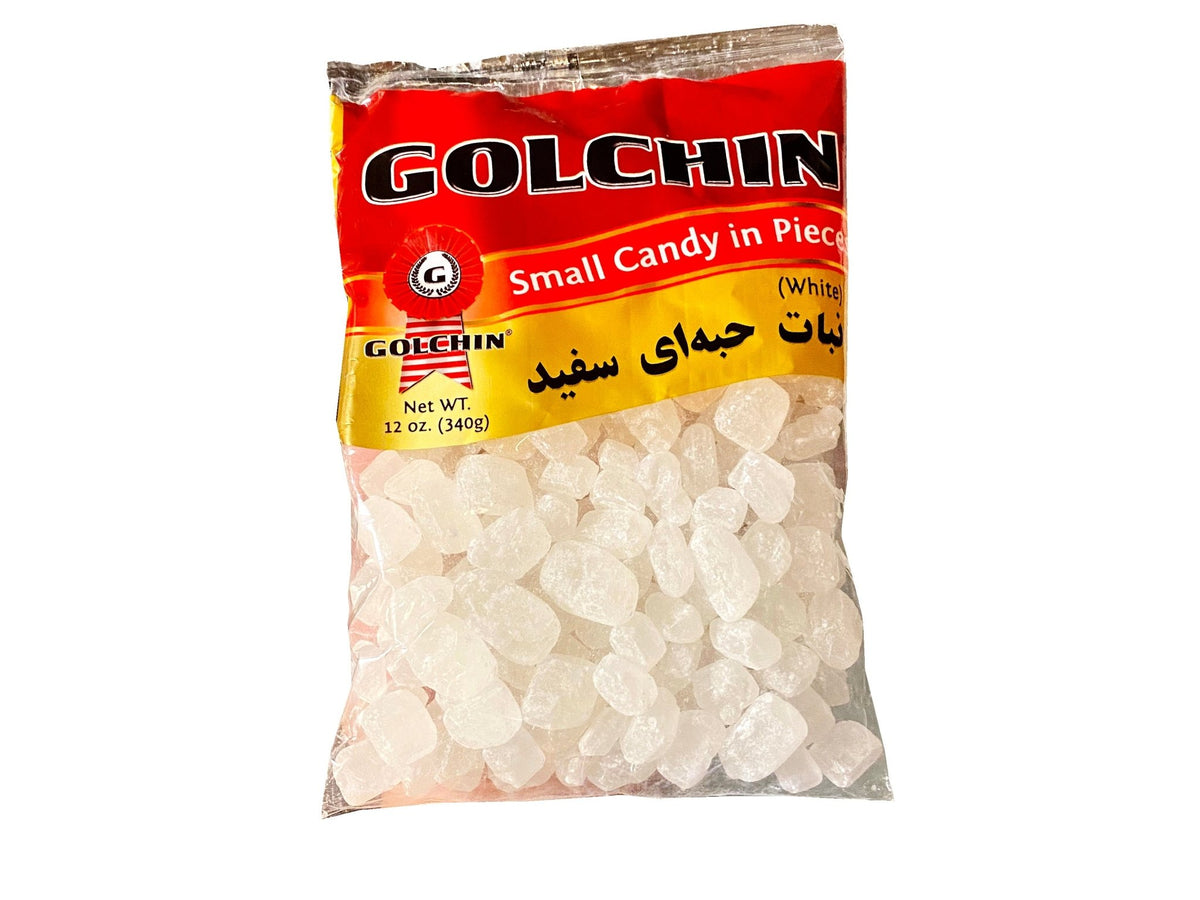 Small Rock Candy in Pieces - White (Nabaat Habbeh, Nabat) – Kalamala